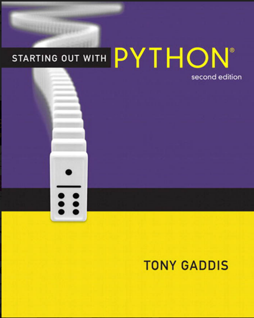 STARTING OUT WITH PYTHON SECOND EDITION BY TONY GADDIS - KHANBOOKS