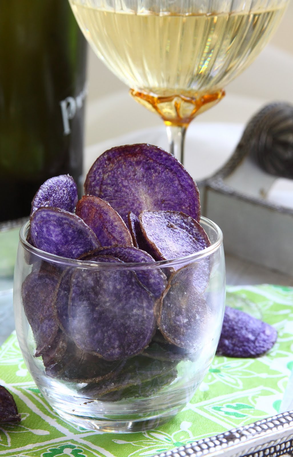 ShowFood Chef: Truffled Potato Chips - Peruvian Purple Potatoes