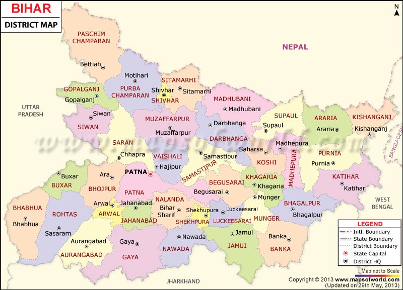 Bihar Map