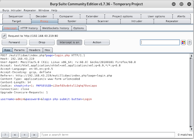 Owasp Sql Injection Authentication Bypass Using Burpsuite ~ The Cybersploit
