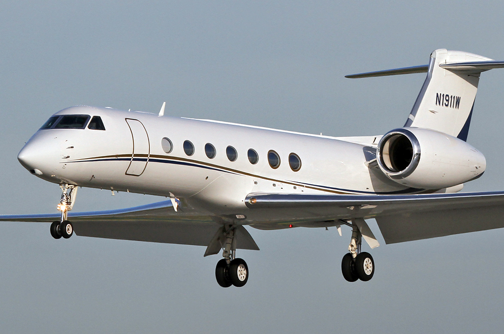 Aero Pacific Flightlines: Gulfstream G550 (c/n 5328) N1911W