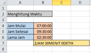 Mengenal Jam dan Tanggal Pada Excel
