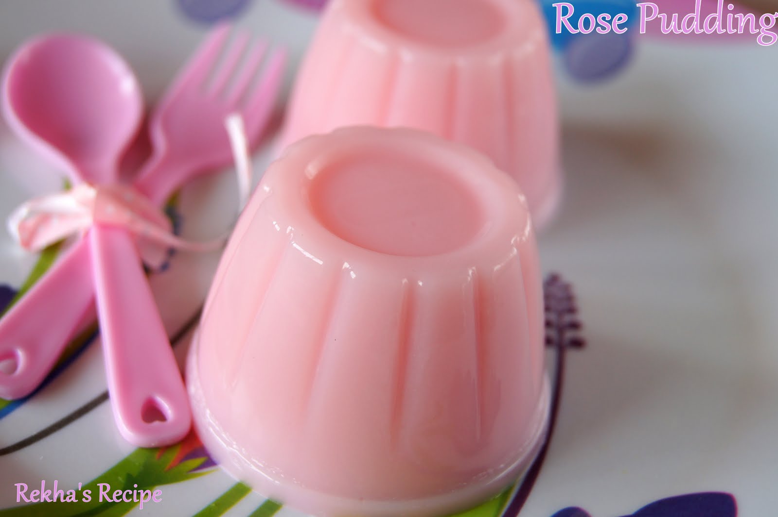 Rose milk Pudding :: Rekha's Recipe