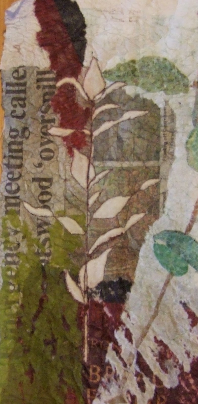 Mid-Life Craftis: Momigami collage completed