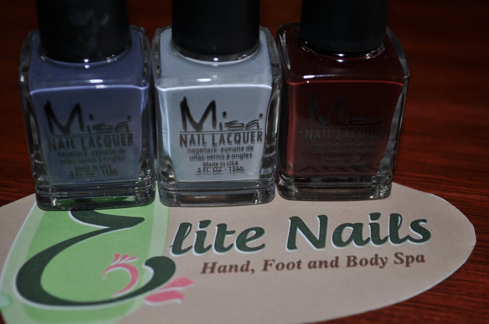 Elite Nails Hand, Foot and Body Spa: New! Misa Nail Lacquers Now ...