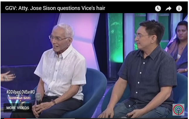 Vice Ganda being defended by Atty Jose Sison | Aljan