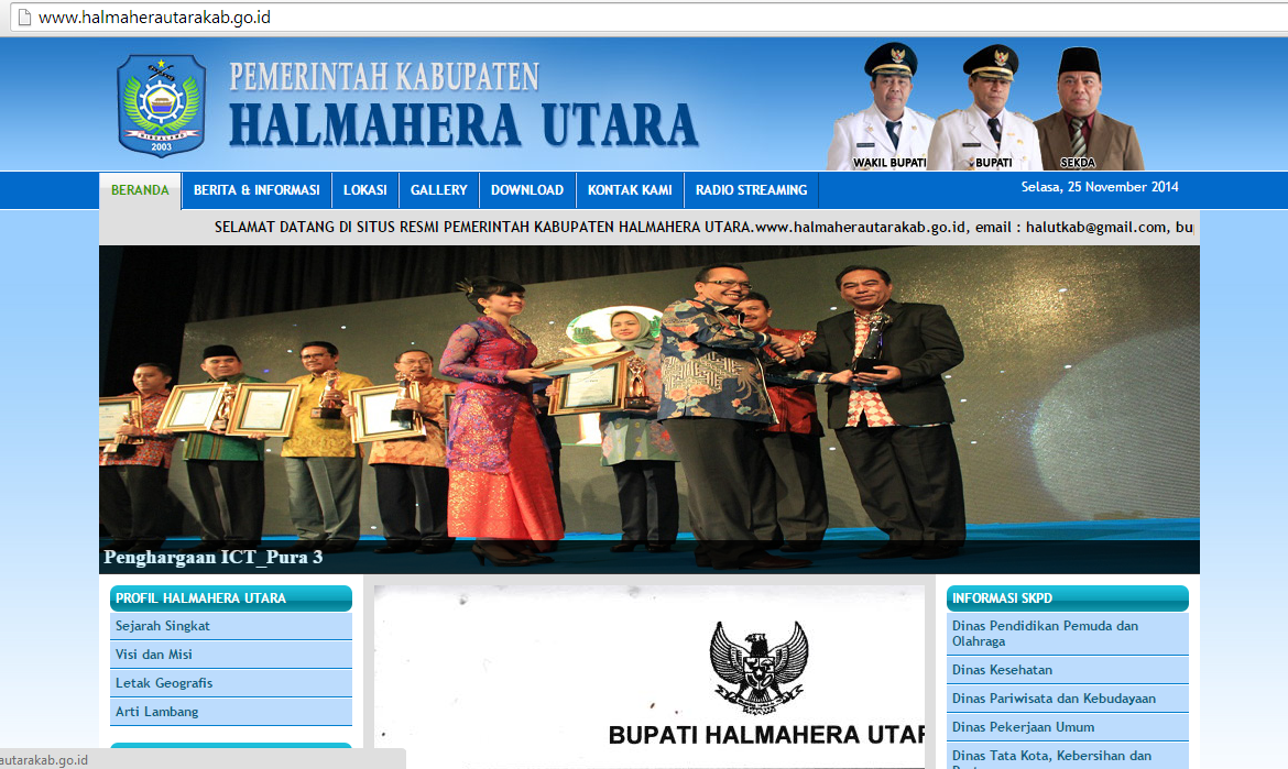 E-Government Provinsi Maluku & Maluku Utara ~ chams
