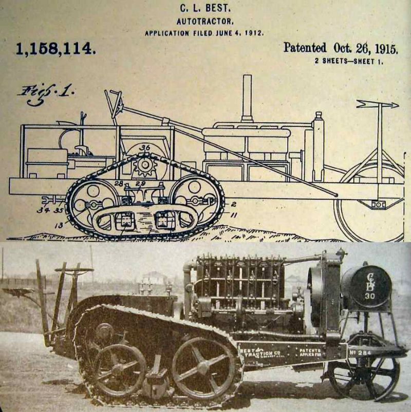Just A Car Guy: the Tracklayer, WW1, Holt 75 model 1909 tractor with a ...