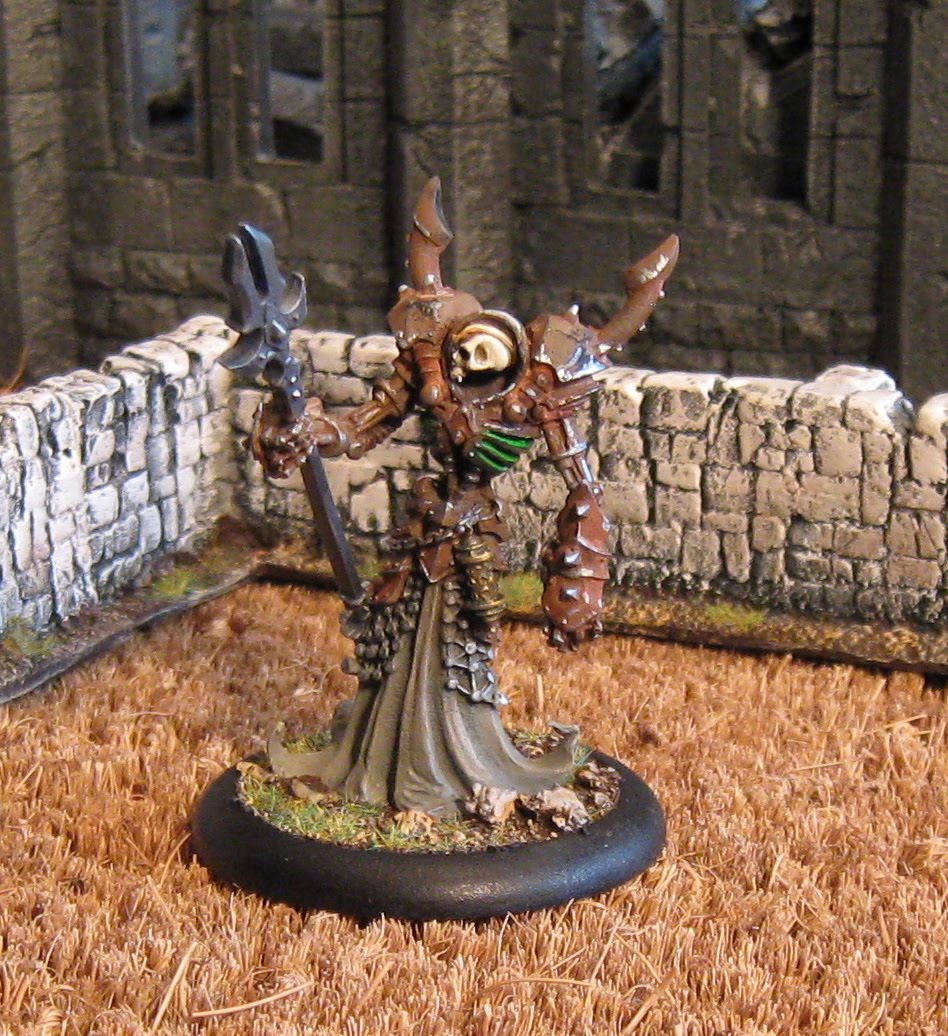 Kevin's Miniatures & Hobby Table: Cryx Warcasters, Solos and an Attachment