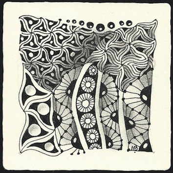 Enthusiastic Artist: WILDWOOD - a new tangle