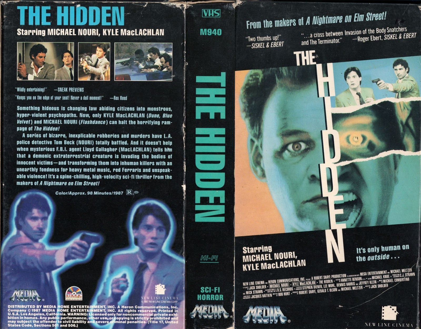 MÁS QUE CINE DE LOS OCHENTA: Hidden: Lo oculto (1987, Jack Sholder) The ...