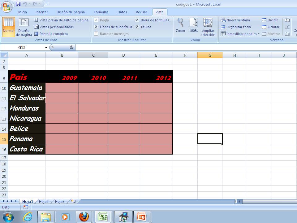 Aprendamos como usar Excel: Cambio de Color y estructura con un Boton ...