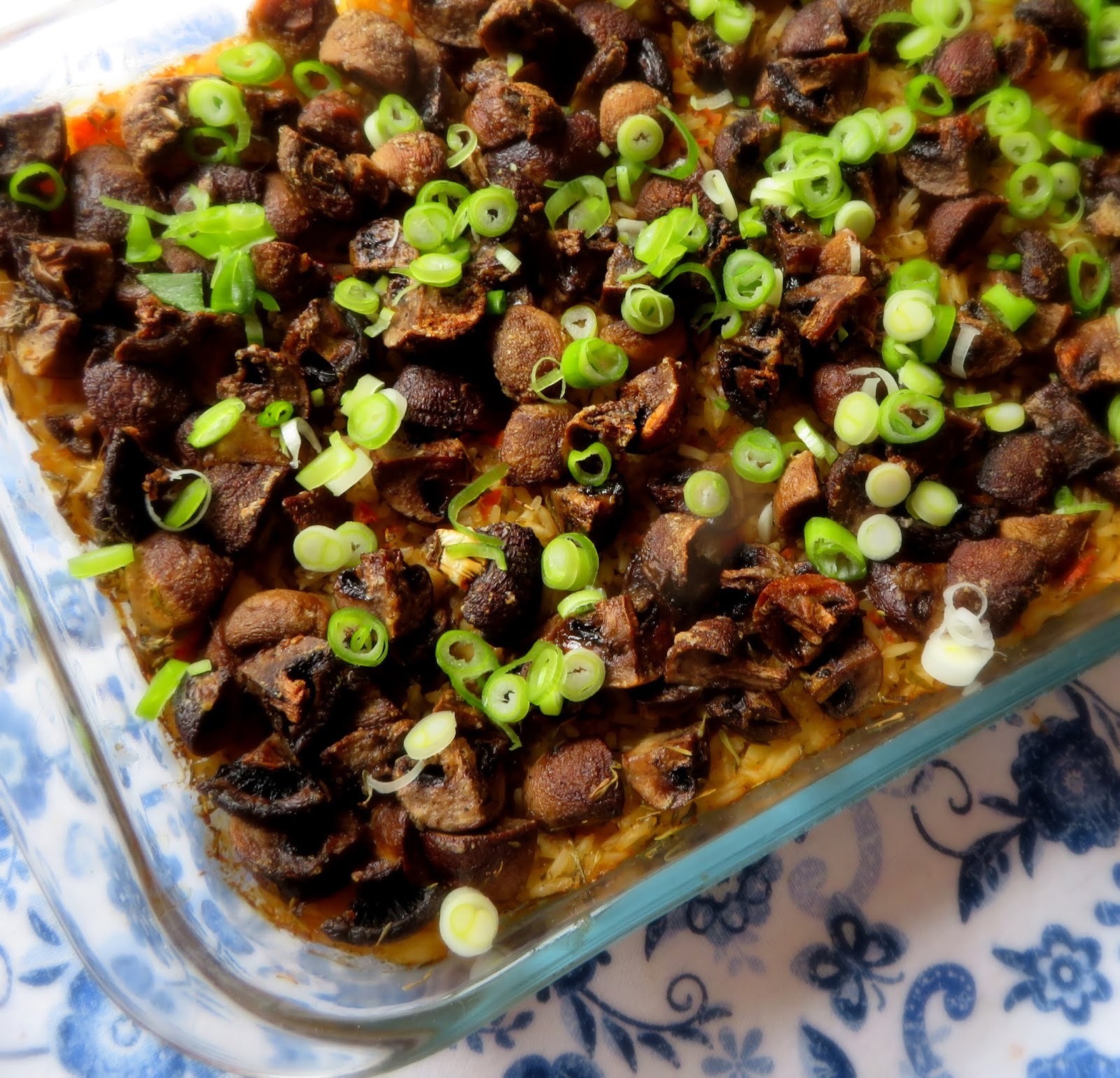 Baked Mushroom Rice | The English Kitchen