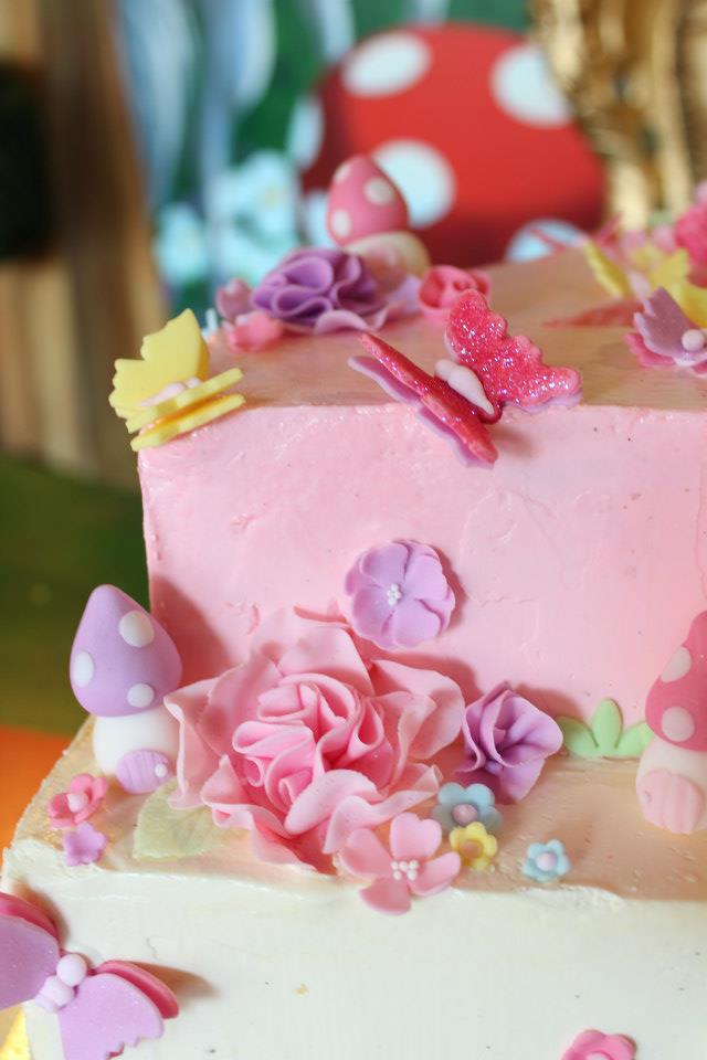 Chloe Kerr Cake: Girls Fairy Garden Birthday Cake