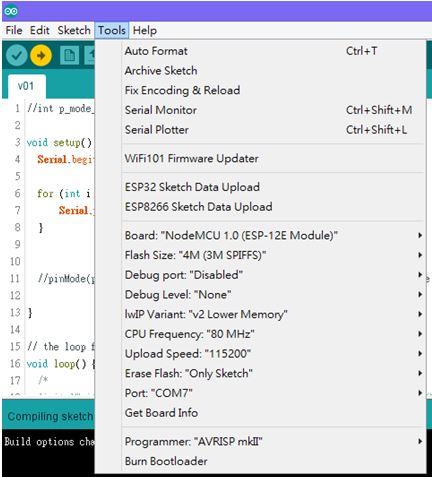 Blog of Wei-Hsiung Huang: Working with ESP-12F