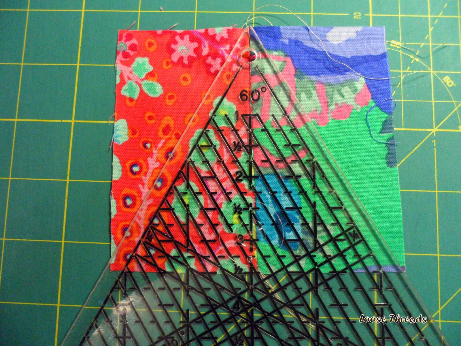 Loose Threads: Sonoma Rose Block Tutorial