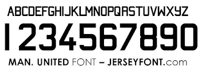 Manchester United Europa League Font 2016/2017