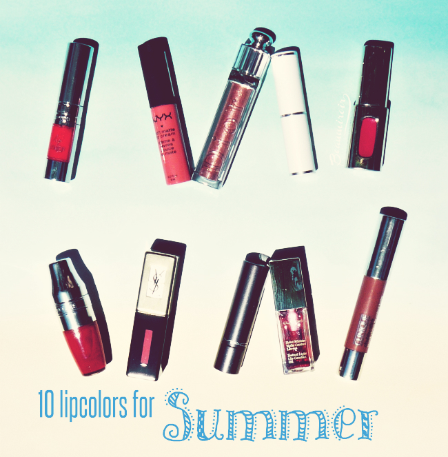 Top 10 Lip Colors for Summer - Beaumiroir