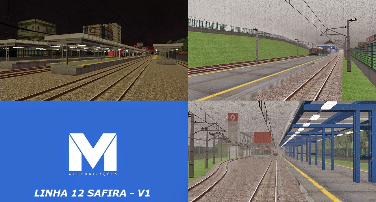 Modernizações BR: Lançamento - Linha 12 Safira + Caf 7000 + Alstom 9000 ...