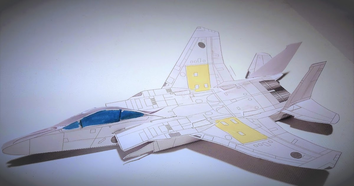 Paper Robots!: Paper Model F-15 Airplane