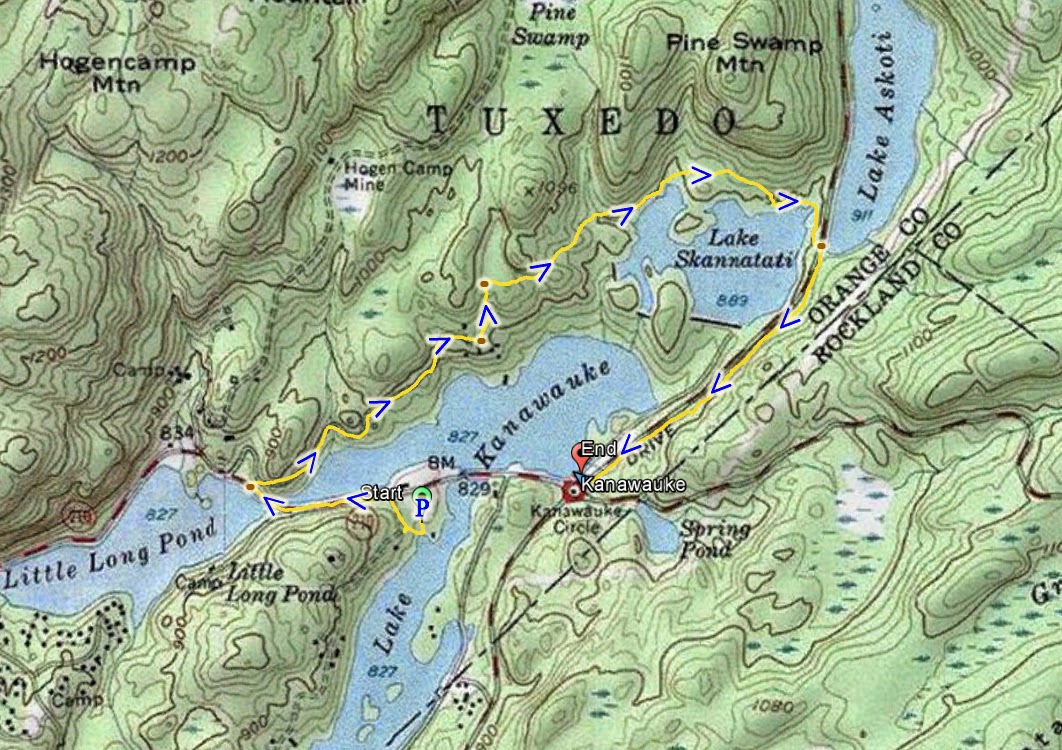 Harriman Hiker: Harriman State Park and Beyond: Lake Kanawauke and Lake ...