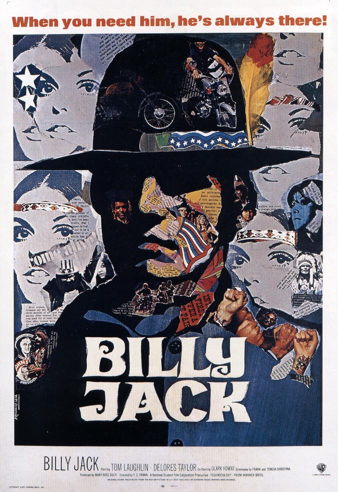 EARLY '70S RADIO: Chart Song Cinema: Billy Jack (1971)