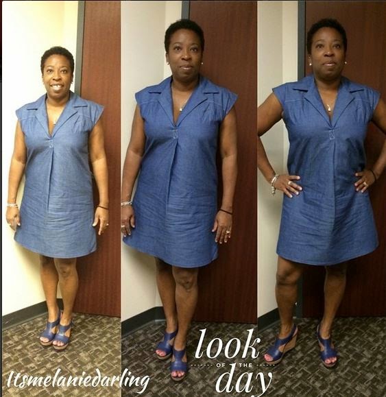 Its Melanie Darling: Casual Friday - Denim Shirt Dress - Look of the ...