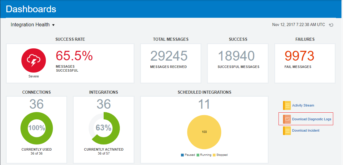 Adsterra Business Service Logs In Oracle Integration Cloud Services Ics