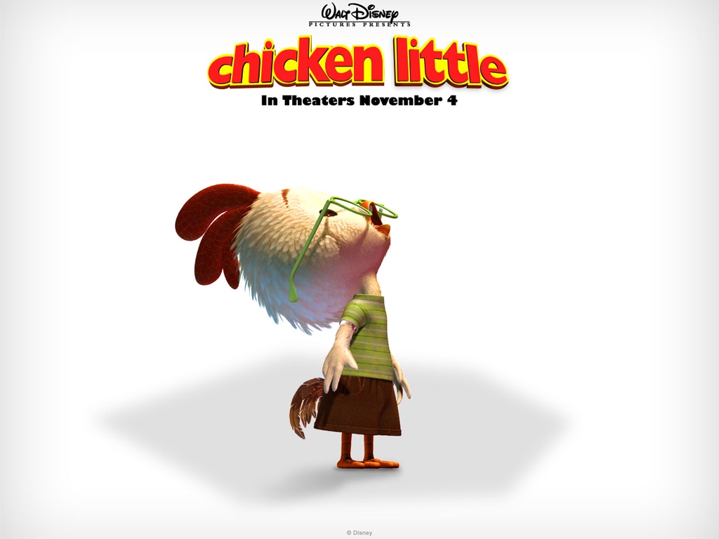 一些卡通(Cartoon): chicken little 四眼天雞