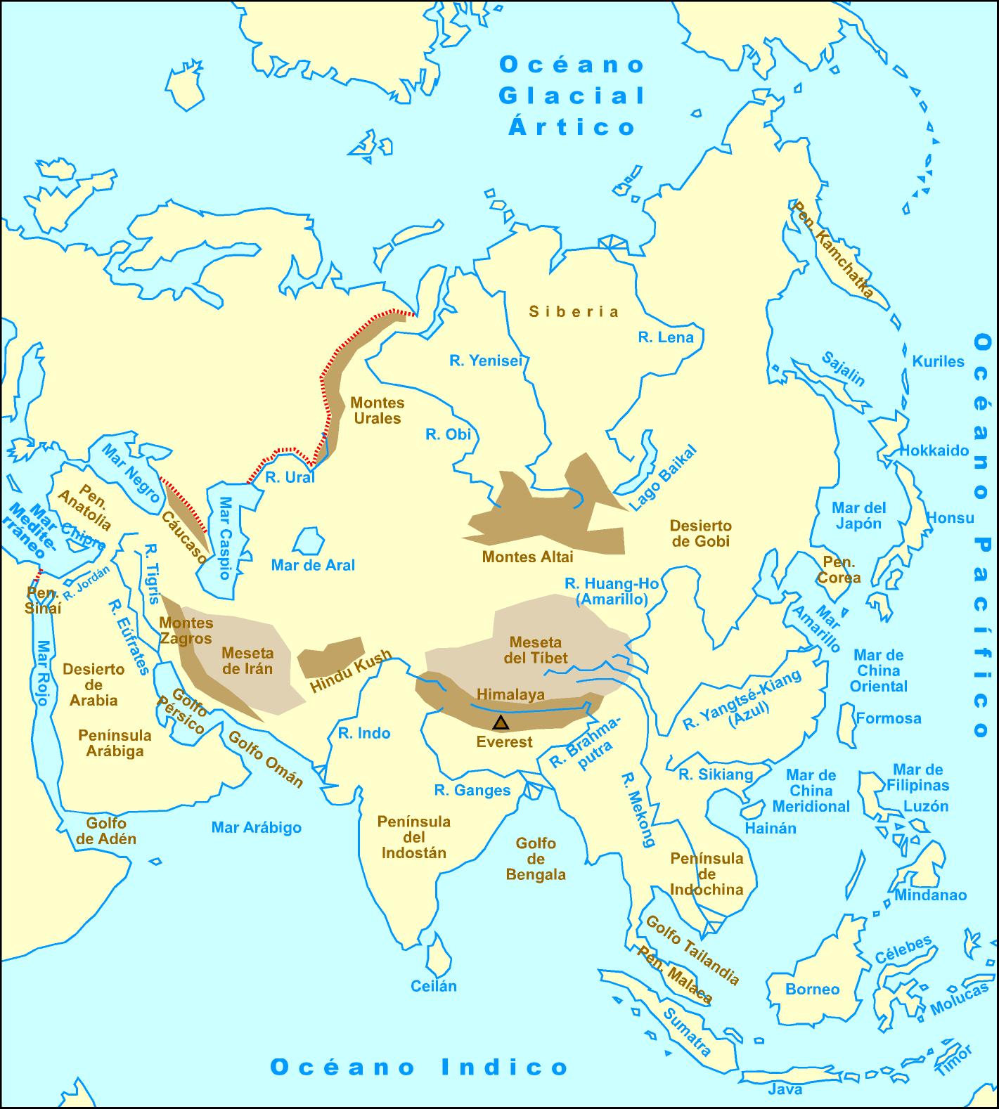 Atlas Geográfico: Asia