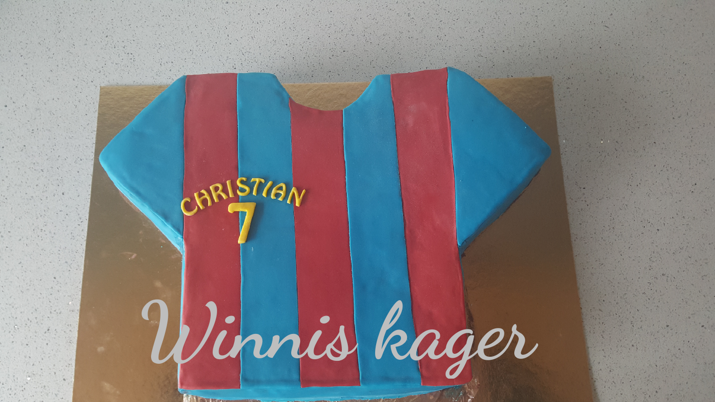 Winnis kager: fødselsdags kage med tema. FC Barcelona