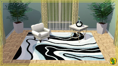 BeAzSims: Set 2 - Tapetes Modernos - The Sims 3 Rugs