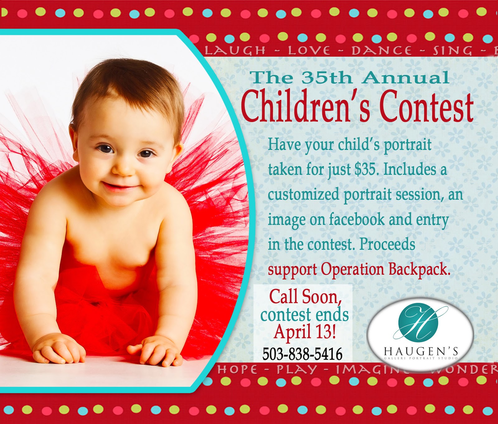 From the Haugen Heart: Children's Contest 2013- Bigger and Better!