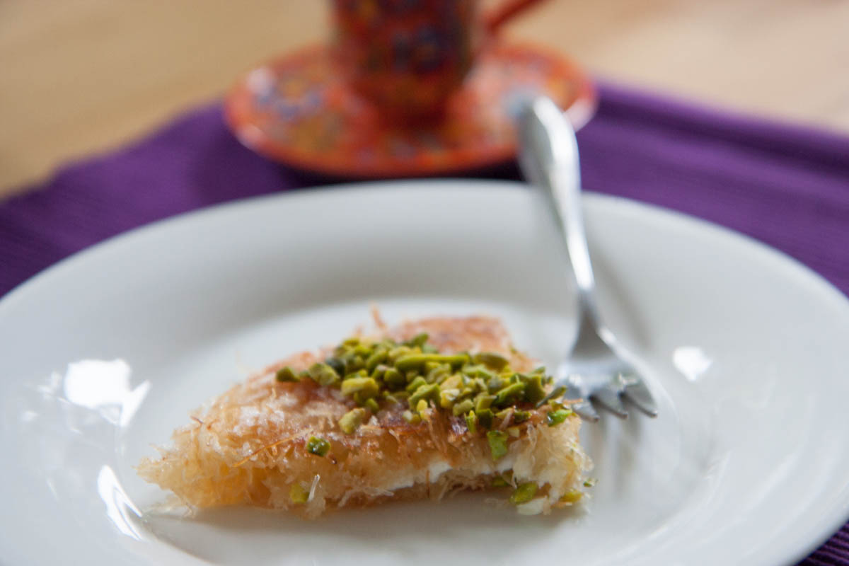 Ganz einfache Küche: Künefe - Oder: was man noch so mit Engelshaar ...