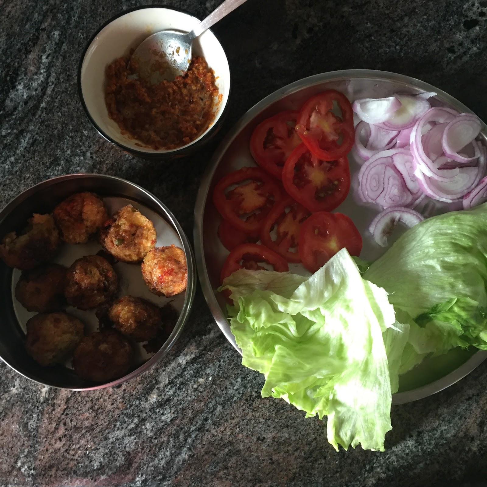 MASTERCHEFMOM: Schezwan Manchurian Burger | How to make Schezwan ...