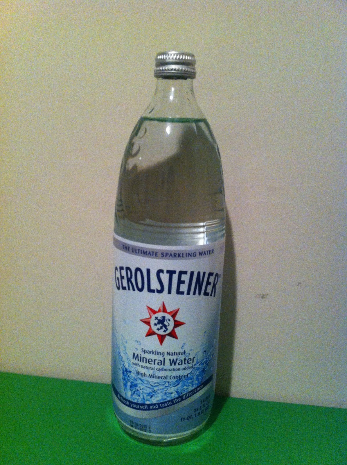 Waters Minerale: Gerolsteiner "The Ultimate Sparkling Water"