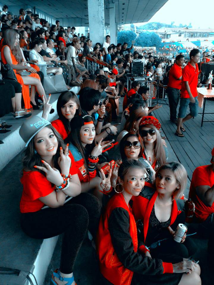 Myanmar Celebrities: Myanmar Actors VS Singers Football Match 14, June ...