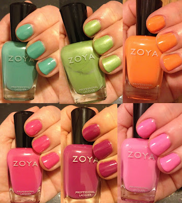The Beauty of Life: Zoya Summer 2012 Beach Collection Swatches