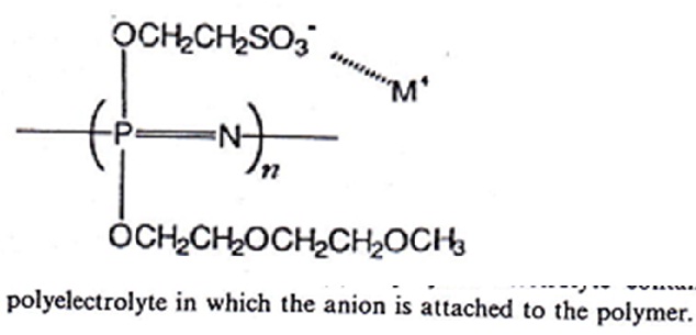 SOLID STATE ELECTROCHEMISTRY: POLYMER ELECTROLYTE