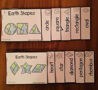 EARTH SHAPES FLIP BOOKS ~ Book Units by Lynn