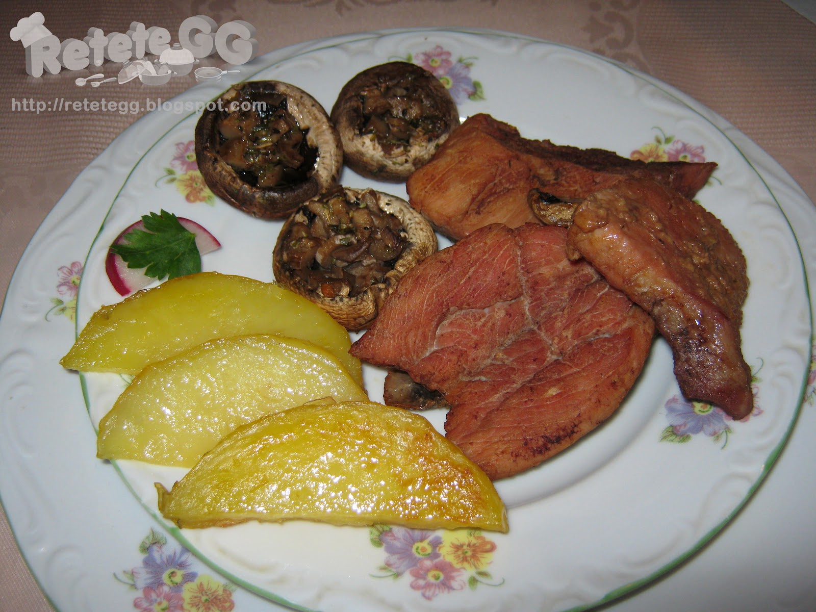 Retete gustoase si garnisite: Friptura de porc cu mustar la cuptor