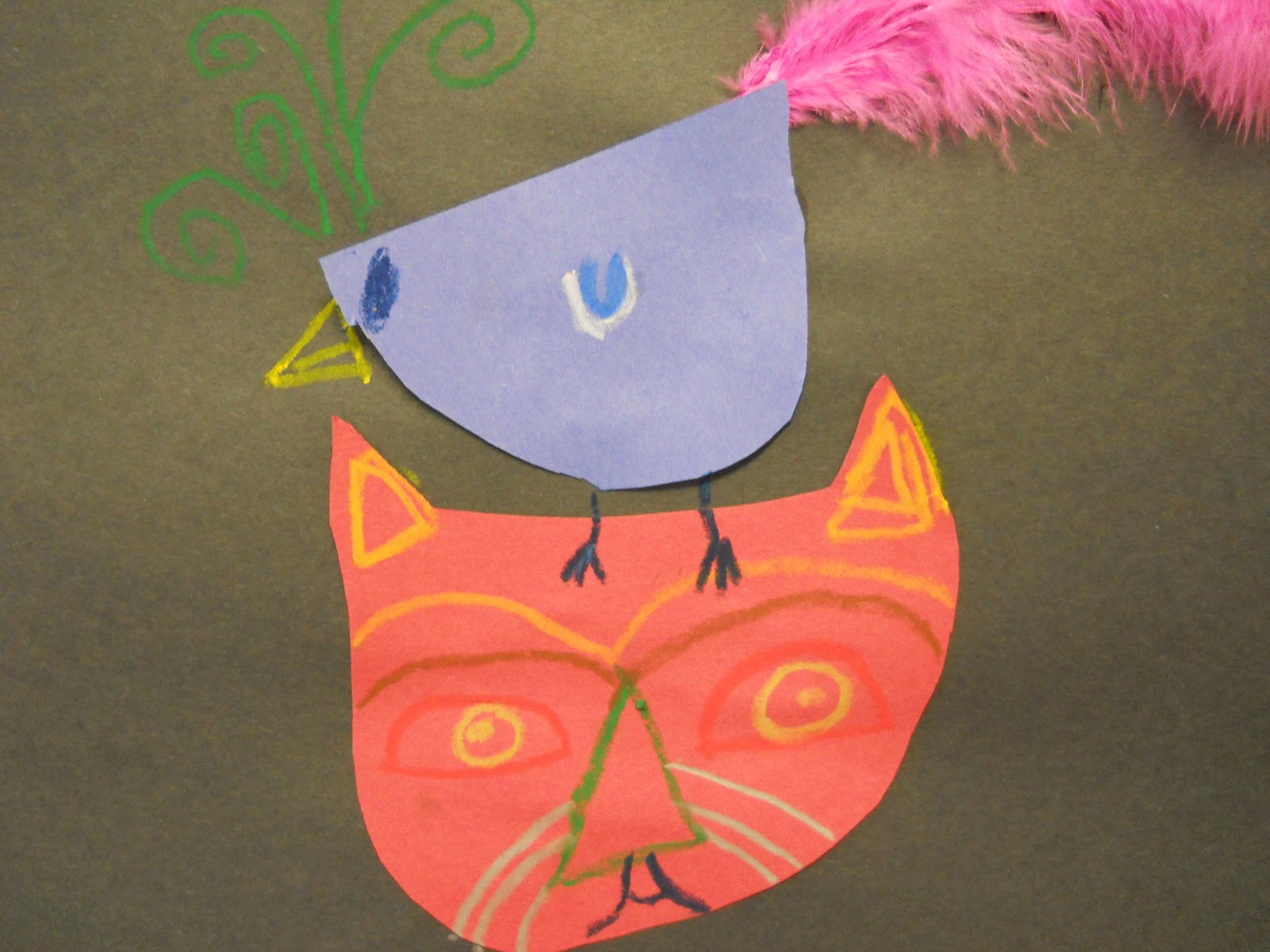 The Elementary Art Room!: Paul Klee Cat and Bird