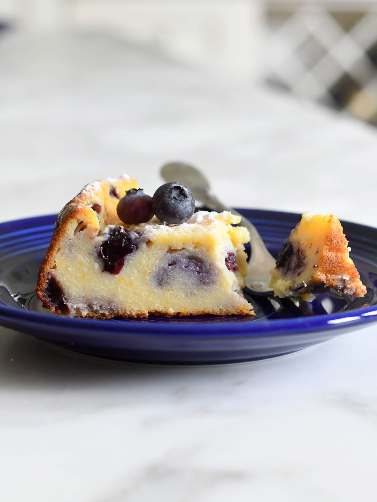 Cooking with Manuela: Italian Ricotta Cheese Cake with Blueberries