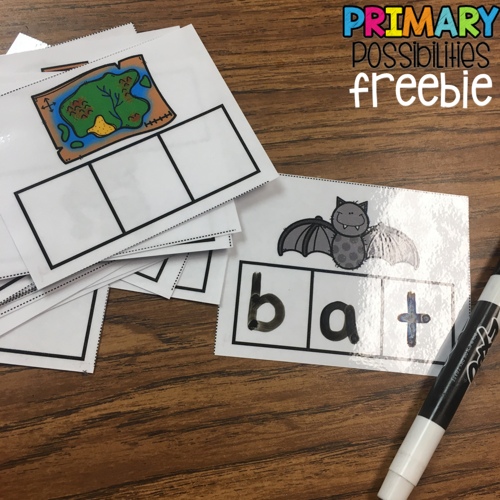 Primary Possibilities: CVC Sound Boxes Freebie