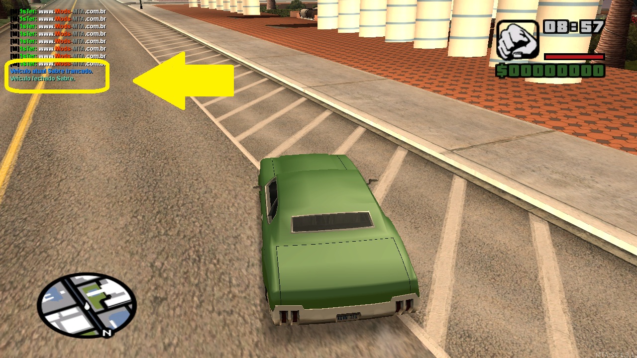 Mods Para MTA - Oficial O Maior Site De Modficações: Trancar Veículos