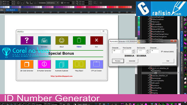 Pack Macros CorelDRAW X8 e 2017 FREE QR Code e Outras - Corel na Veia