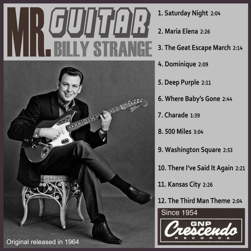 ENTRE MUSICA: BILLY STRANGE -Mr. Guitar (1964)