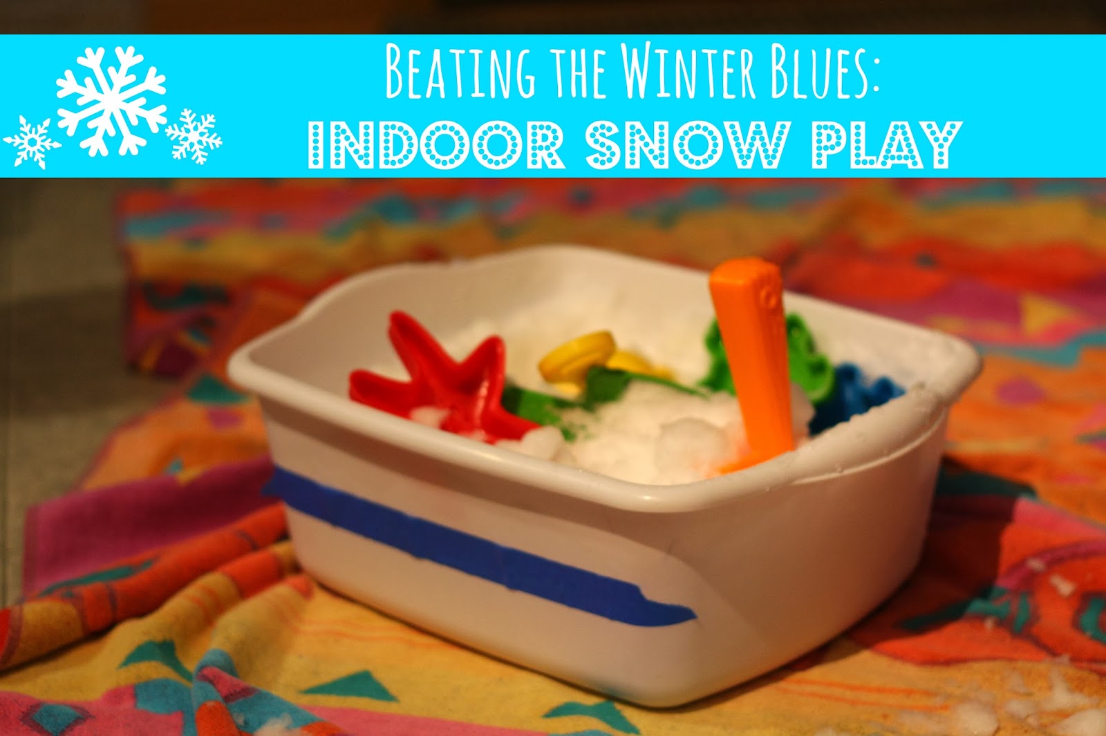Simple Suburbia: Snowed "In" {An Inside Toddler Activity}