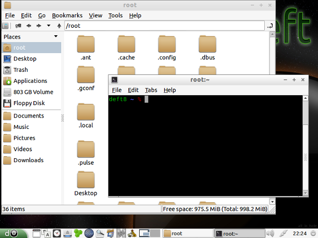 DEFT Zero (2017.1) distro DEFT Linux para hackers e forense digital