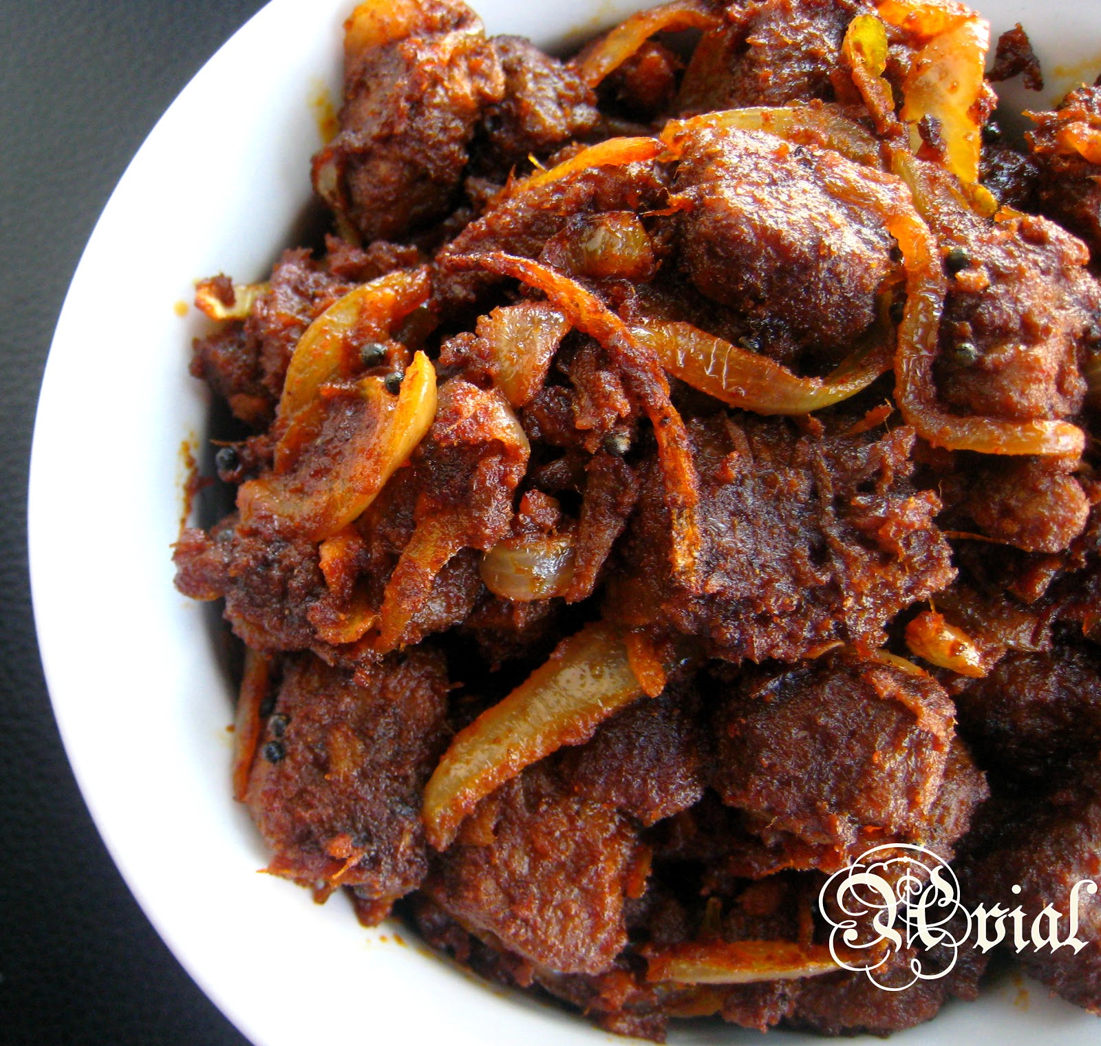 Avial: Beef Ularthiyathu( Beef Roast)